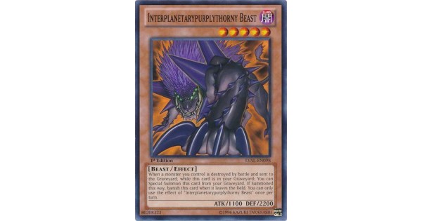 kduy LVAL-EN098 Interplanetarypurplythorny Beast - Common