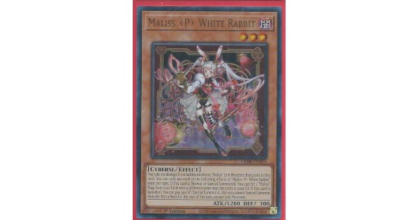 CRBR-EN015 Maliss P White Rabbit – Ultra Rare