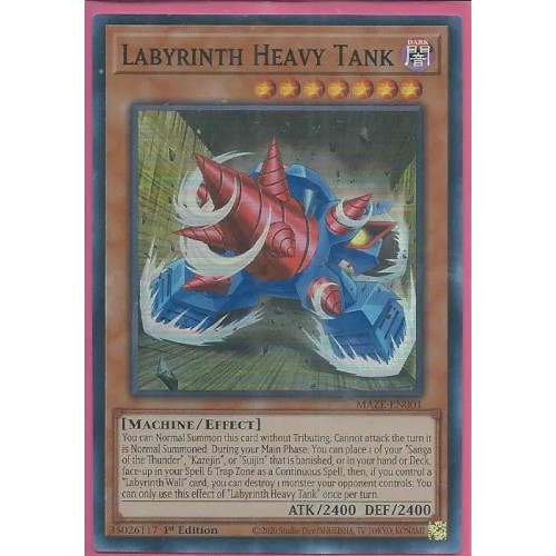 MAZE-EN001 Labyrinth Heavy Tank – Super Rare